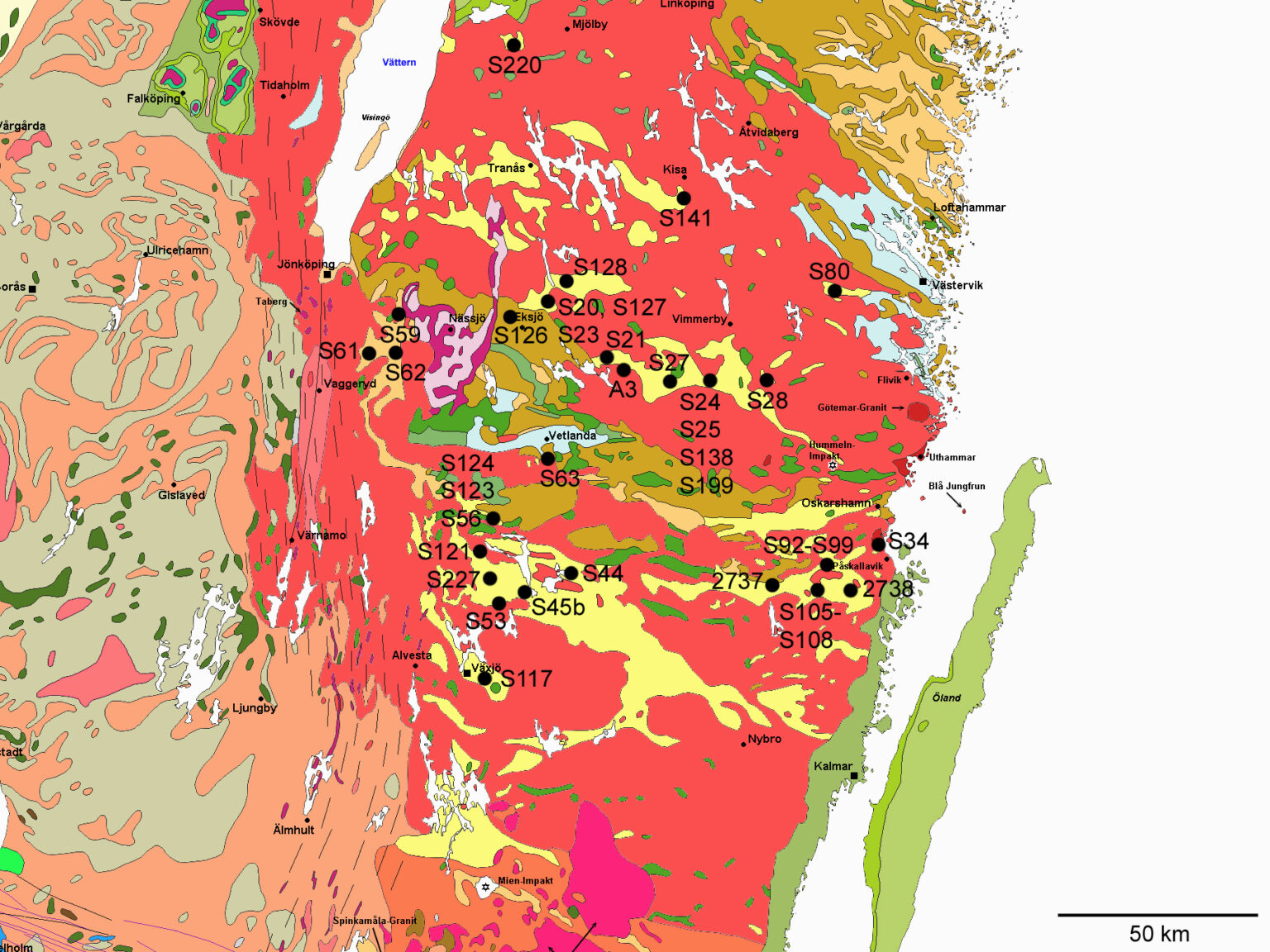 Småland-Vulkanite | Geologische Streifzüge